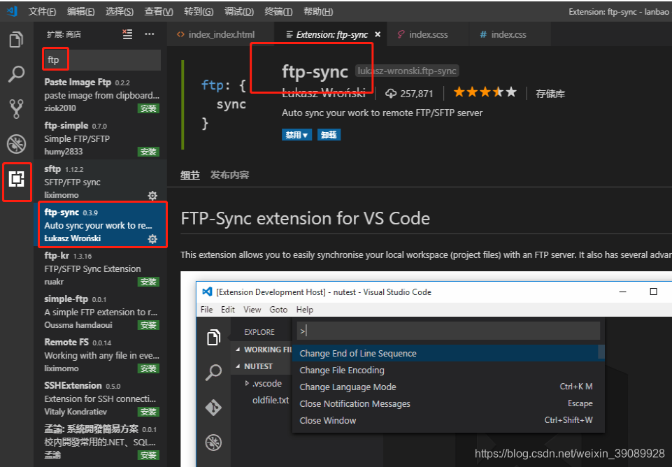 在vs Code中使用ftp Sync实现客户端与服务器端代码的同步web前端开发 Csdn专栏