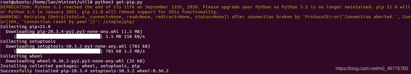 记录解决安装ryu过程中因版本问题报错_error: this script does not work on python 2.7 the ...