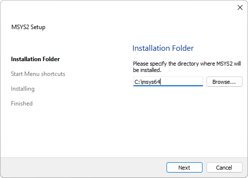 MSYS2安装使用_installing component msys2-CSDN博客