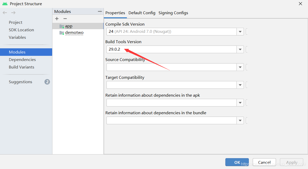 The specified Android SDK Build Tools version (24.0.3) is ignored，解决办法_the specified android sdk ...
