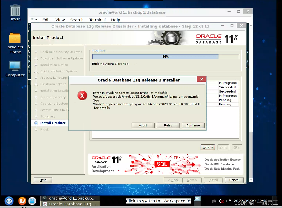 麒麟服务器操作系统V10sp2-0524-x86_64安装Oracle11gr2_麒麟系统安装oracle-CSDN博客