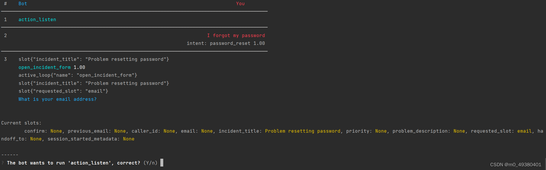 Rasa对话机器人之HelpDesk (二)_helpdesk docker-CSDN博客