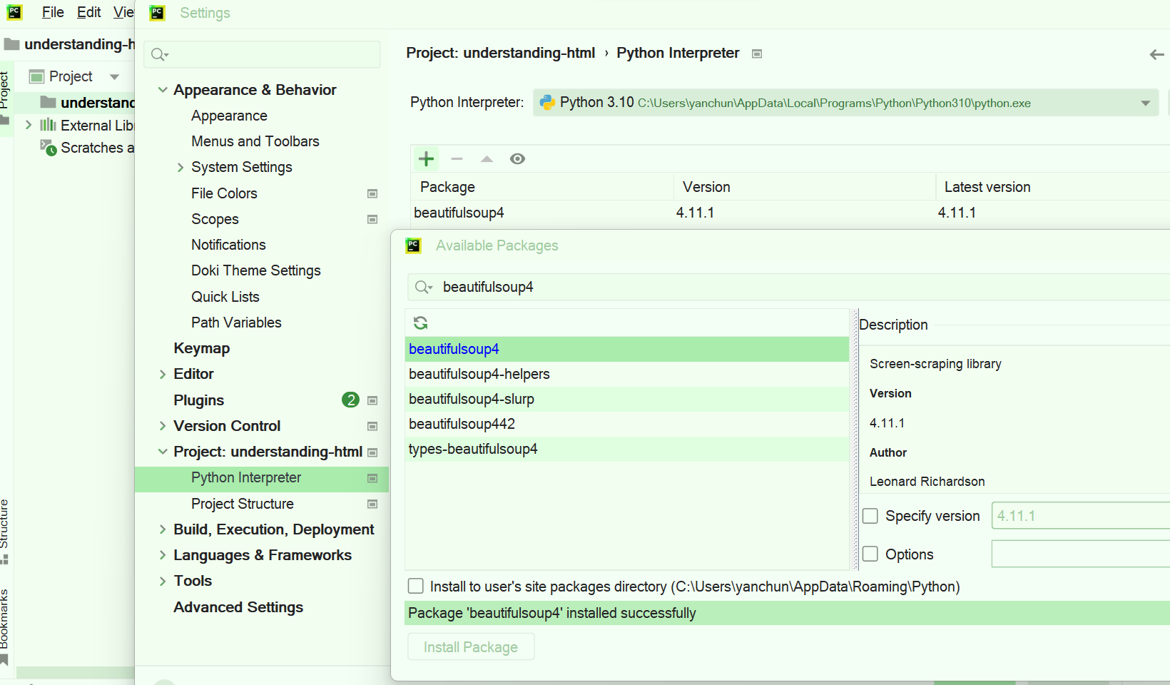 pycharm 如何安装 package_pycharm安装pankage设置-CSDN博客