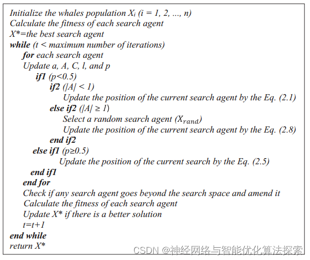 鲸鱼优化(WOA)算法(含MATLAB代码)_鲸鱼优化算法-CSDN博客