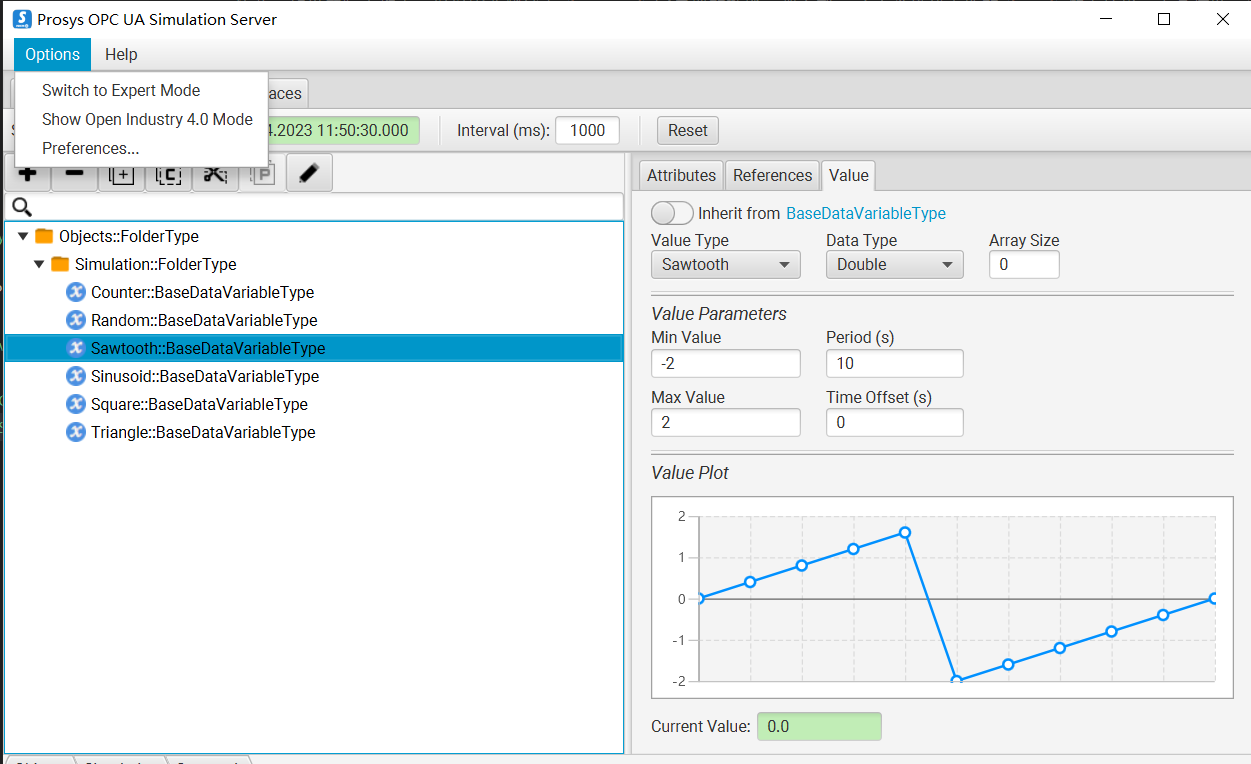 通过Milo实现的OPC UA客户端连接并订阅Prosys OPC UA Simulation Server模拟服务器-CSDN博客