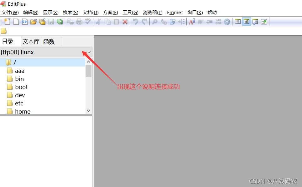 EditPlus远程连接Linux服务器修改和上传文件_editplus怎么上传文件夹到服务器-CSDN博客