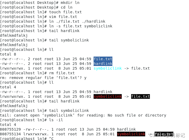 ln (link files)-CSDN博客