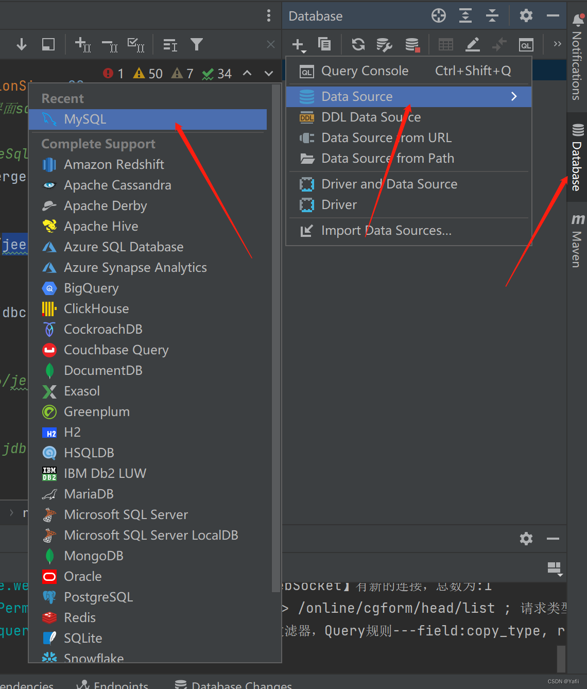 Idea配置mysql数据库，以及将已存在的数据表导入数据库 Idea编写实时数据爬取 导入数据库 Csdn博客