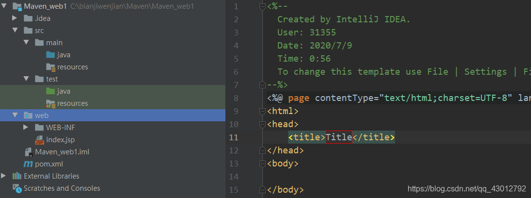 IDEA中Maven创建webapp项目时不能自动生成src、webapp目录解决【手动添加】_iar编译时无法生成serc文件-CSDN博客