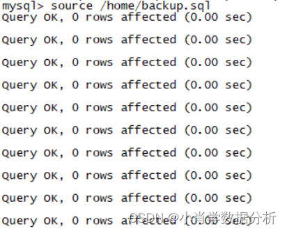 mysql导入sql脚本时错误指令：Failed to open file “file_name“ error 2/error 2_linux 运行mysql脚本命令 failed to ...