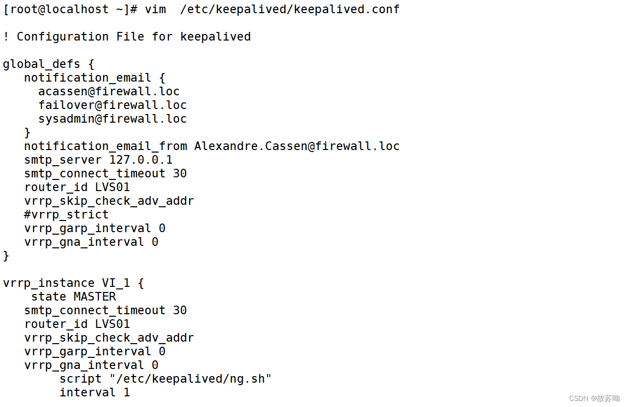 keepalive+nginx高可用架构_keepalive nginx-CSDN博客