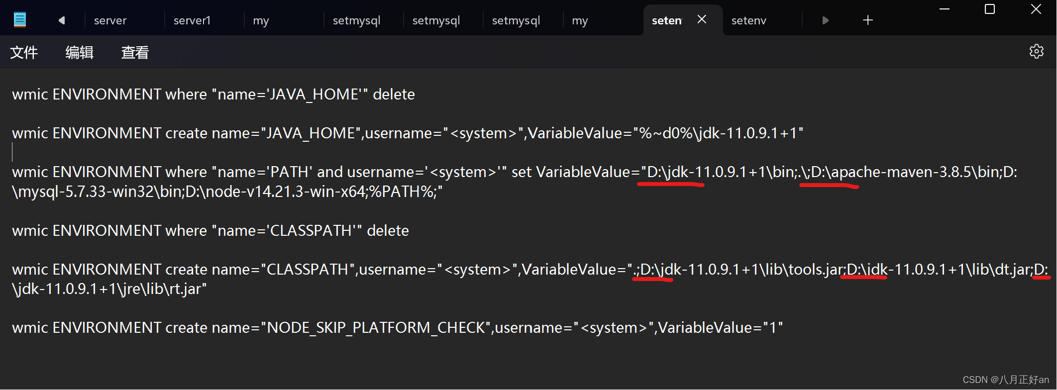 javaEE--后端环境变量配置_java setenv-CSDN博客