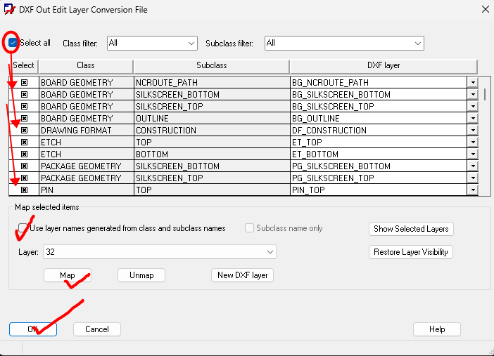 如何在画好的Allegro PCB Design软件中导出DXF文件？_allegro导出dxf-CSDN博客