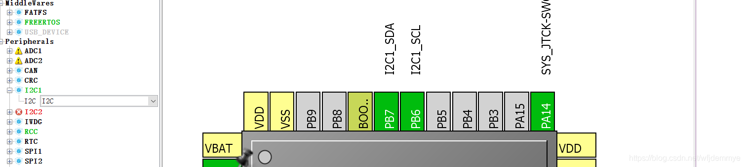 STM32F103,HAL实现软件I2C，与硬件I2C_stm32f103使用hal配置iic-CSDN博客