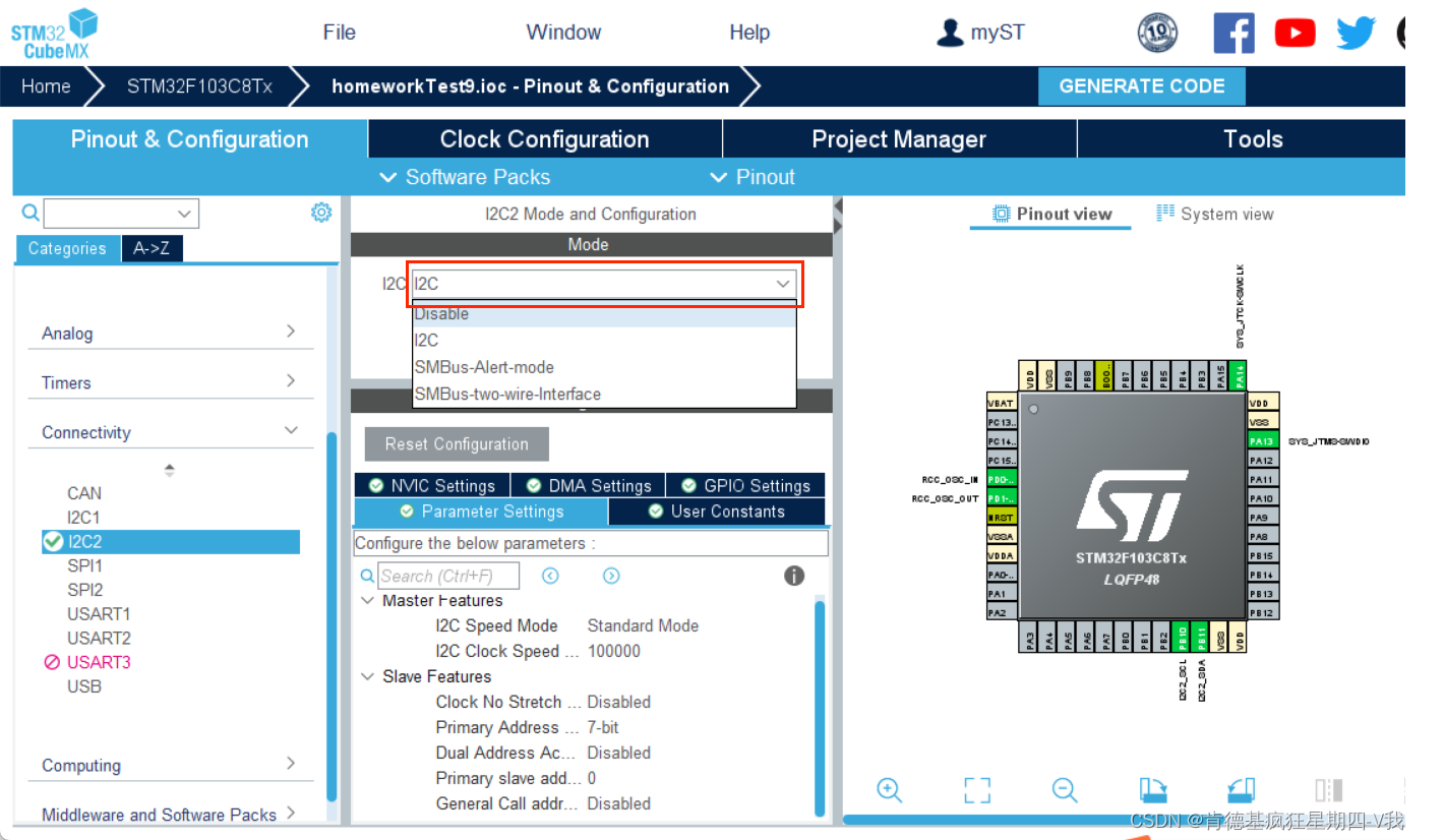 基于I2C协议的OLED显示(利用U82G库)_u2g8-CSDN博客
