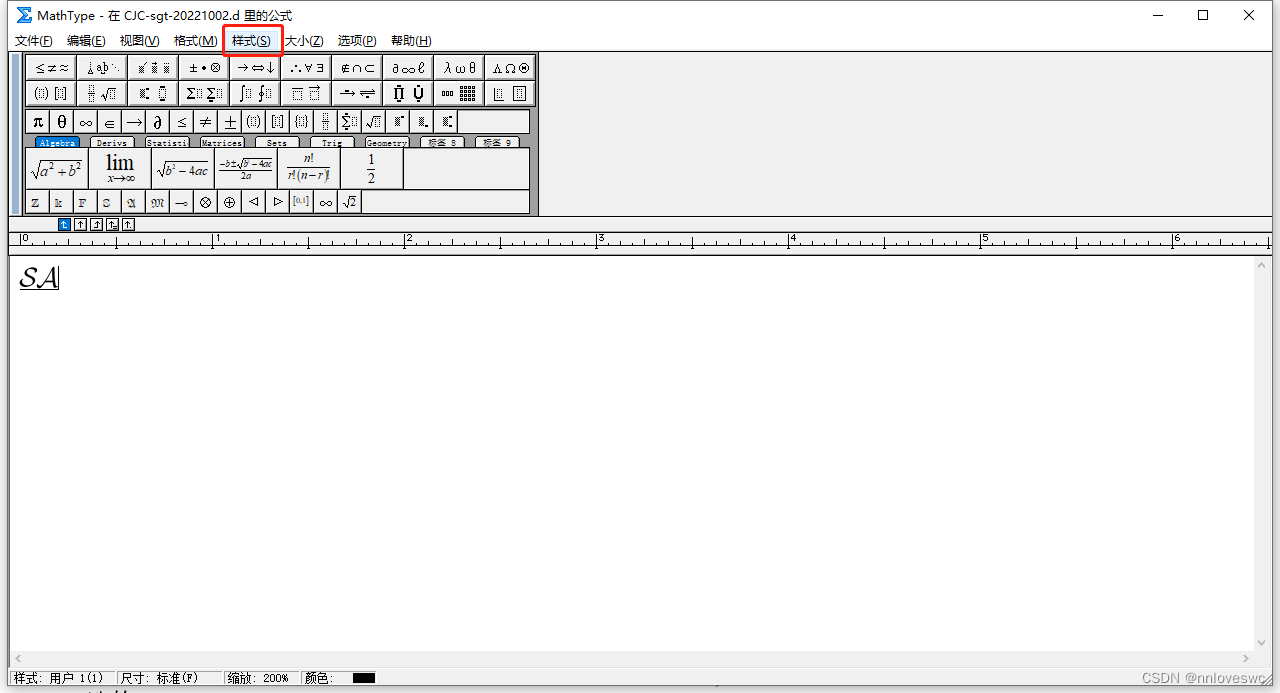 在mathtype输入花体_mathtype花体字母怎么打-CSDN博客