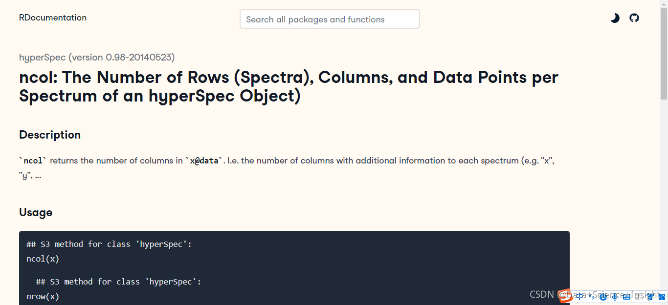 R语言ncol函数获取dataframe或者matrix列的个数实战-CSDN博客