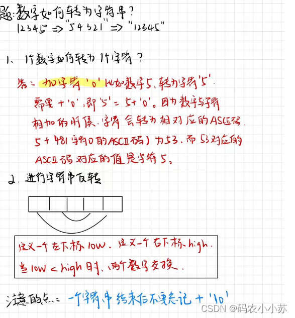 C语言 不使用库函数,把一个数字转为字符串【详细解释】 数字转字符串c语言 Csdn博客