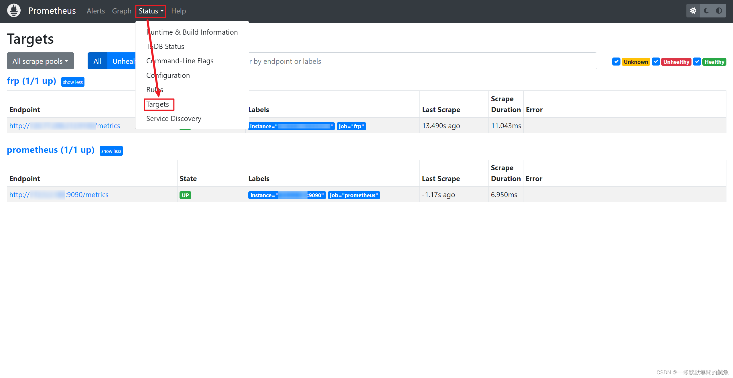 Docker搭建FRP+OPENVPN+Prometheus+Grafana 实现内网穿透以及流量监控_frp prometheus-CSDN博客
