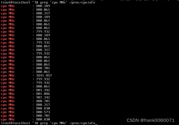 CentOS7.5-CentOS7.6 设置CPU主频_cpupower idle-set -d 0-CSDN博客