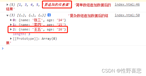 Js Array数组常用方法（附上相应的用法及示例）js Array Push Csdn博客