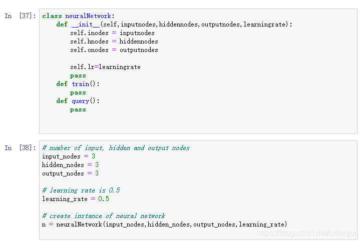 Python神经网络编程学习记录（二）neuralnetwork Takes No Arguments Csdn博客
