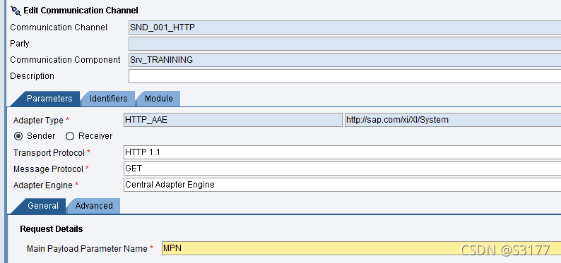 SAP PO HTTP_AAE Sender Adapter GET URL传参_sap dynamicconfiguration-CSDN博客