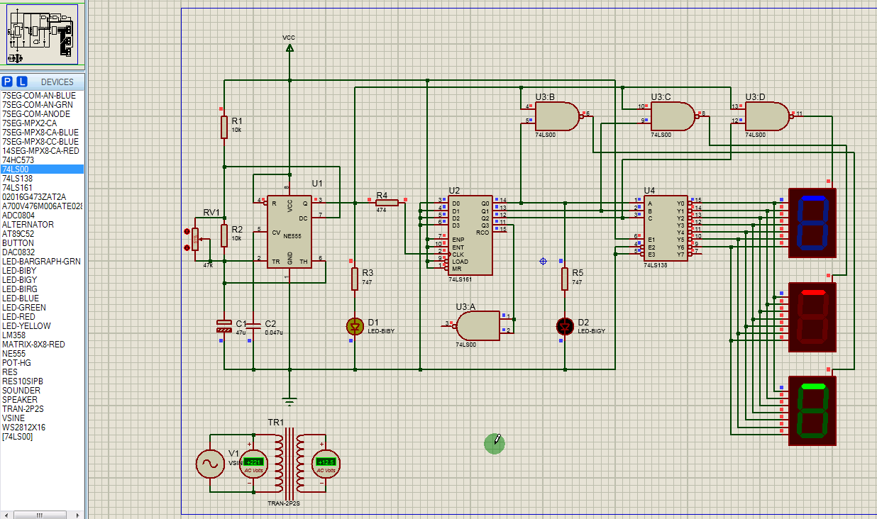 16路彩灯控制器proteus仿真设计2020-10-14_用proteus怎么设计彩灯控制器数电-CSDN博客