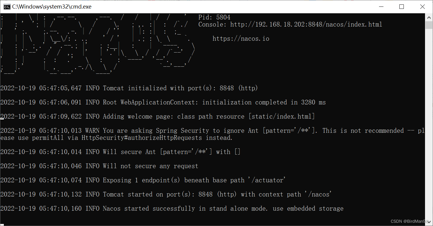 Windows安装Nacos_nacos1.4.8 windows安装-CSDN博客