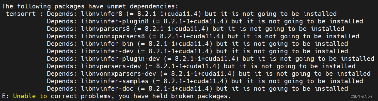 Ubuntu 安装 TensorRT 的那些坑（deb方式）_ubuntu tensorrt-CSDN博客