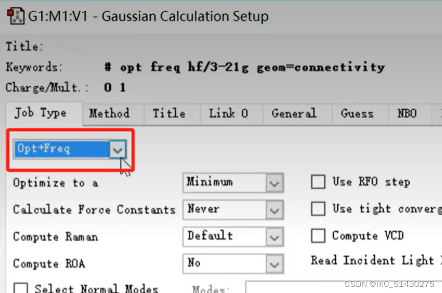 GaussView 5.0与Gaussian 09W使用学习记录-CSDN博客