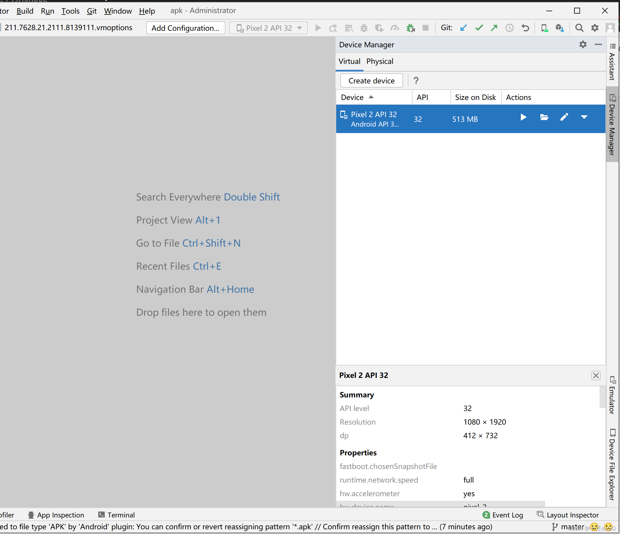 Android Studio点击 DeviceManager不显示设备管理窗口的问题_device manager找不到手机设备-CSDN博客