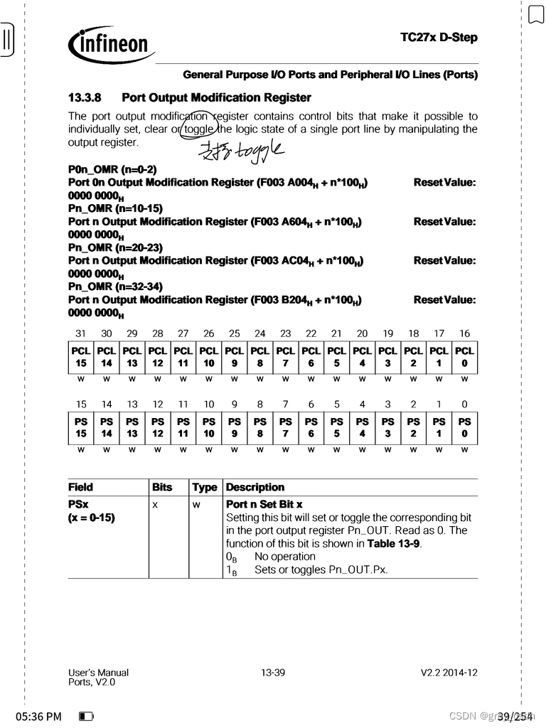 1598_AURIX_TC275_GPIO功能以及部分寄存器梳理1_tc275 can寄存器-CSDN博客