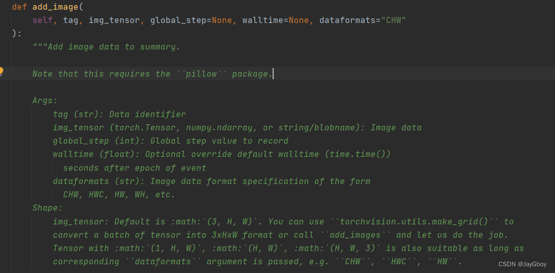 TensorBoard的使用，add_image()的使用。_addimage-CSDN博客