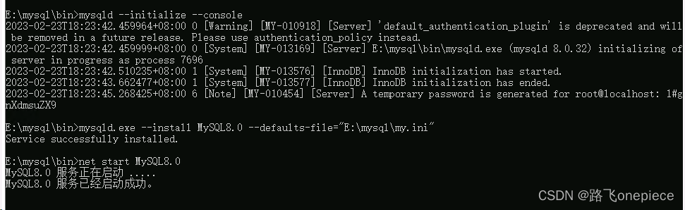 Windows下mysql8.0.32安装配置方法图文教程_mysql-8.0.32-winx64-CSDN博客