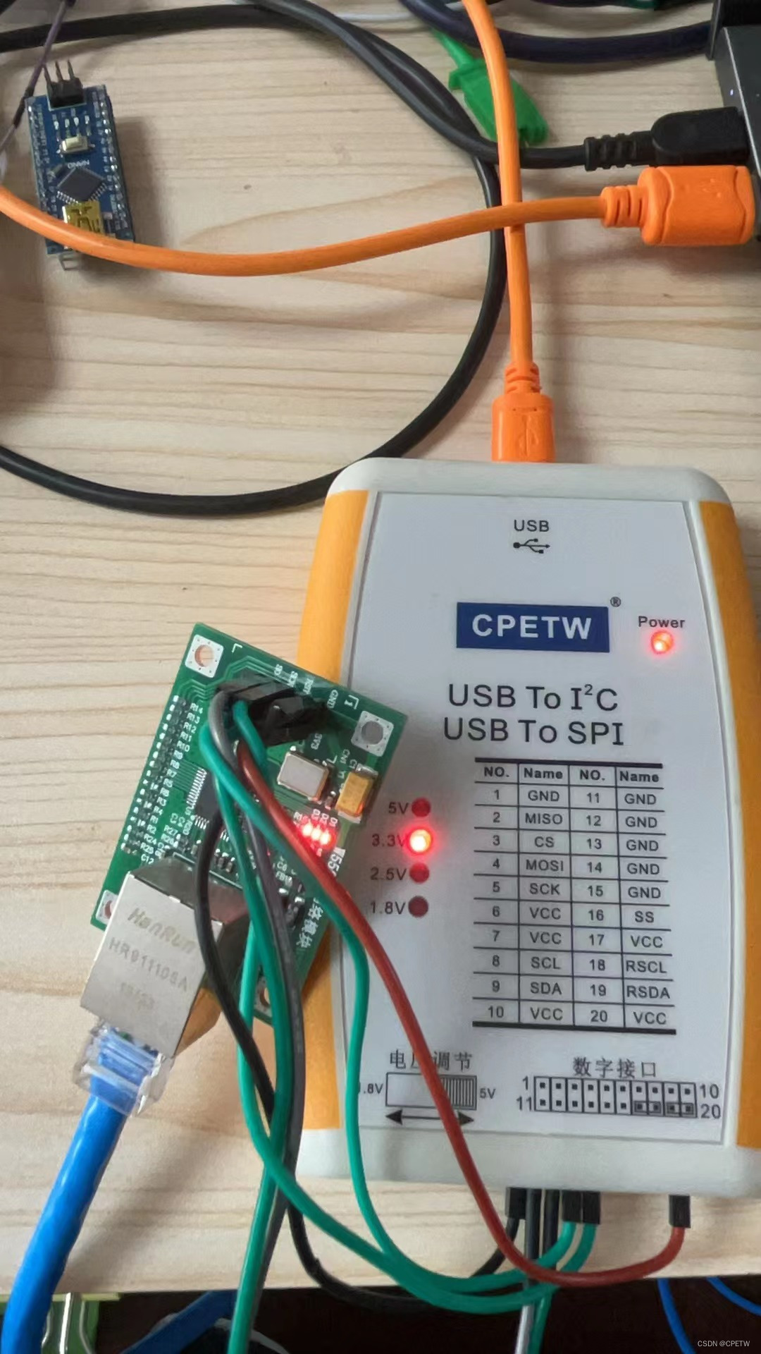 同旺科技 USB TO SPI / I2C --- 调试W5500_usb转i2c-CSDN博客