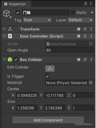 Unity游戏物体与常用组件详解：GameObject、Components与碰撞管理-CSDN博客