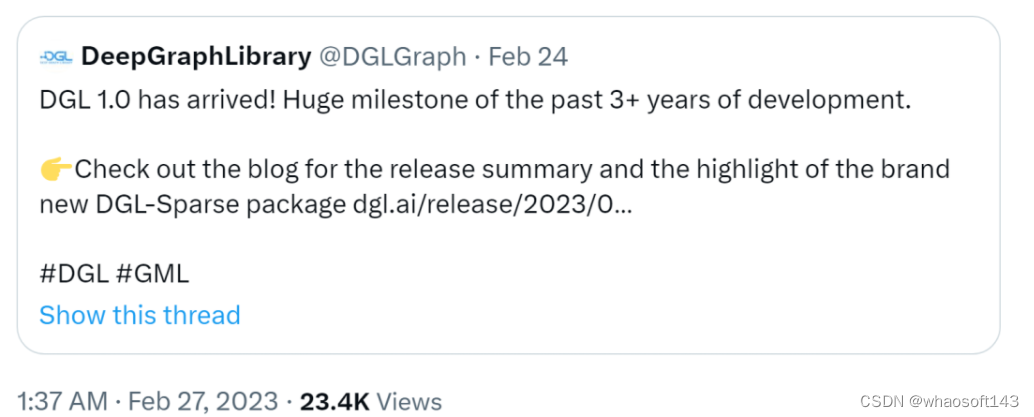 DGL1.0发布：强化图深度学习的全面解决方案-CSDN博客