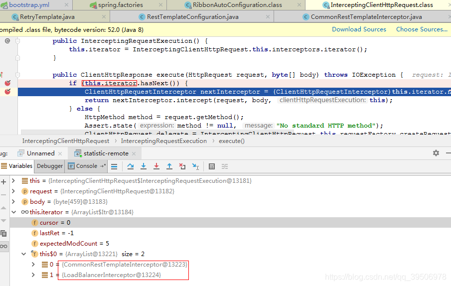 ribbon负载均衡及restTemplate拦截器，重试机制_maxconnperroute readtimeout-CSDN博客