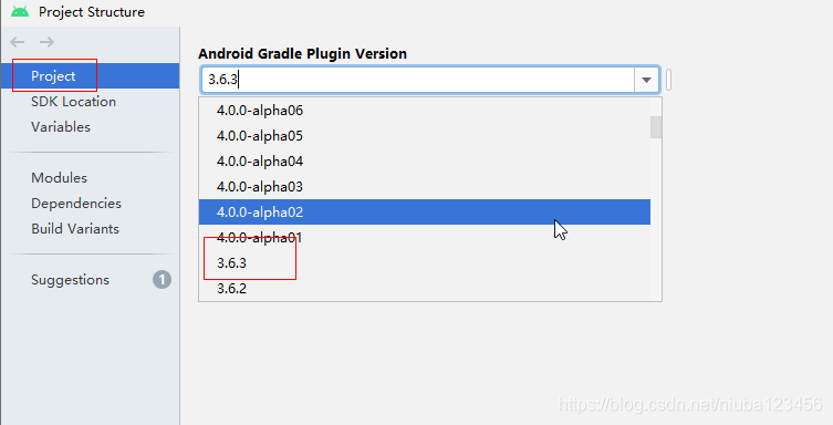 This version of Android Studio cannot open this project, please retry ...