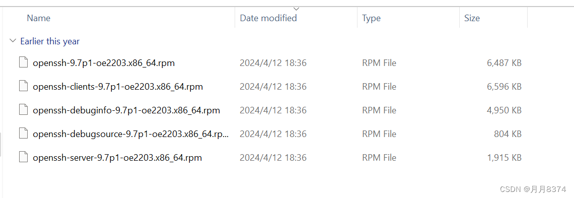 Openeuler 2203 Lts 离线升级openssh 97p1openeuler 离线升级openssh Csdn博客 