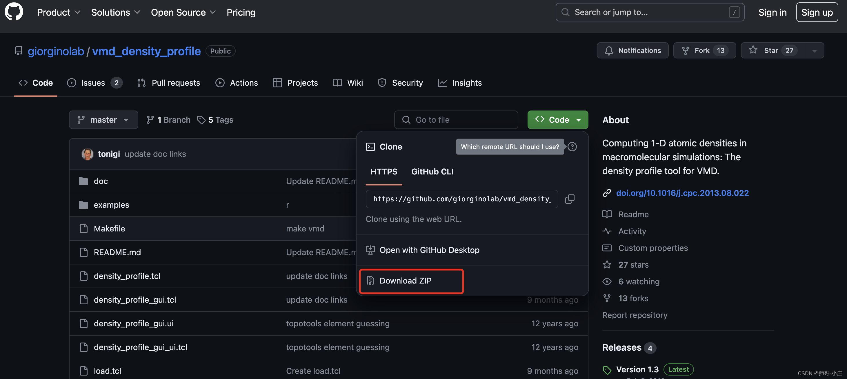 mac：vmd中安装密度分析插件（vmd density profile tool）_vmd如何加载插件-CSDN博客