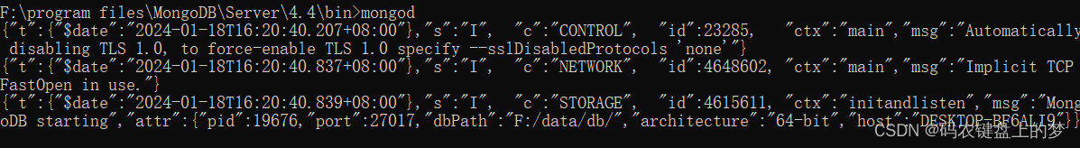 Unhandled rejection MongoError: Unsupported OP_QUERY command: listIndexes. The client driver may ...