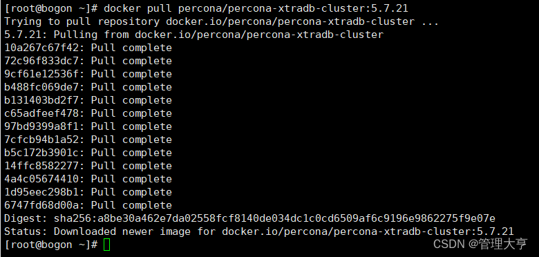 Docker 搭建mysql 集群（二）_percona mysql docker-CSDN博客