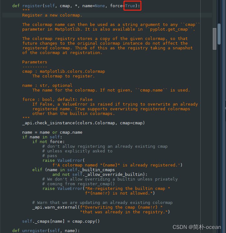 python 绘图时出现报错：A colormap named “BlueWhiteOrangeRed“ is already ...