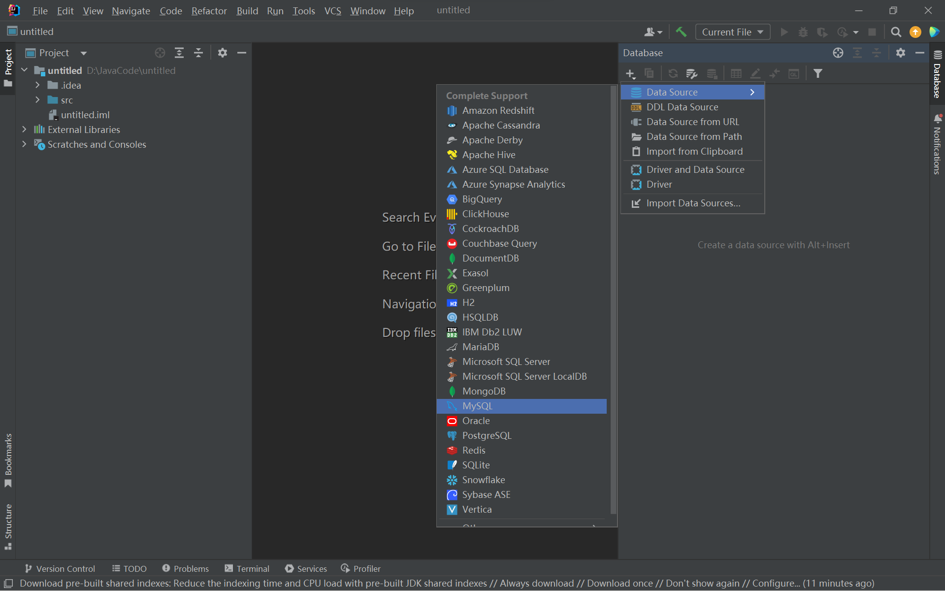 MySQL连接IDEA详细教程_mysql5.7与idea-CSDN博客
