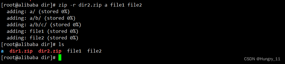 Linux（CentOS7）打包和压缩（zip与tar命令）_centos7 zip-CSDN博客
