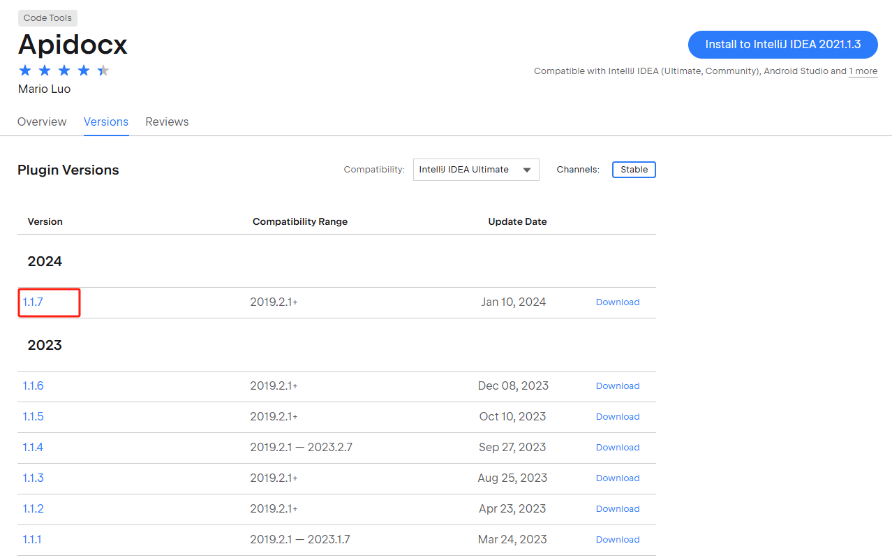 IDEA使用Apidocx插件在RAP生成接口文档_idea生成接口文档插件-CSDN博客