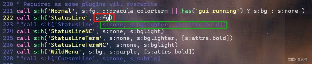 【vim】Dracula 配色设置_vim改字体和背景颜色-CSDN博客