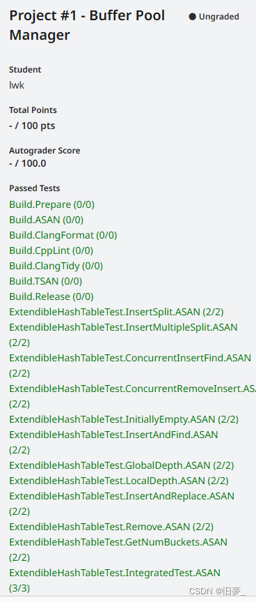 P1 - Buffer Pool -- Task #3 - Buffer Pool Manager Instance_bufferpoolmanagerinstance-CSDN博客